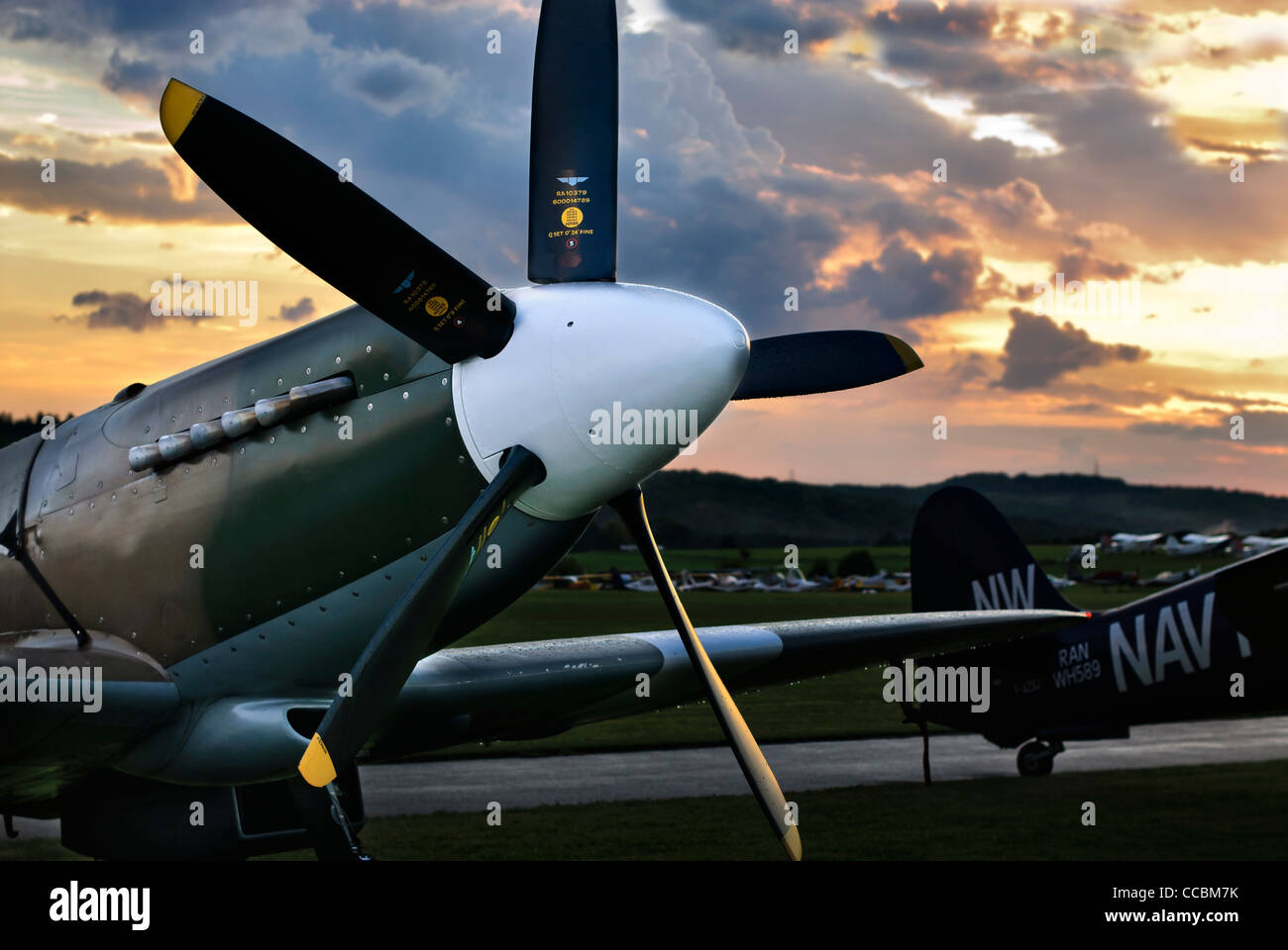 Aereo spitfire mk 16 di supermarine immagini e fotografie stock ad alta ...
