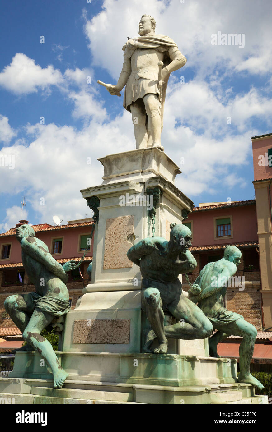 Monumento dei Quattro Mori, Livorno Foto stock - Alamy