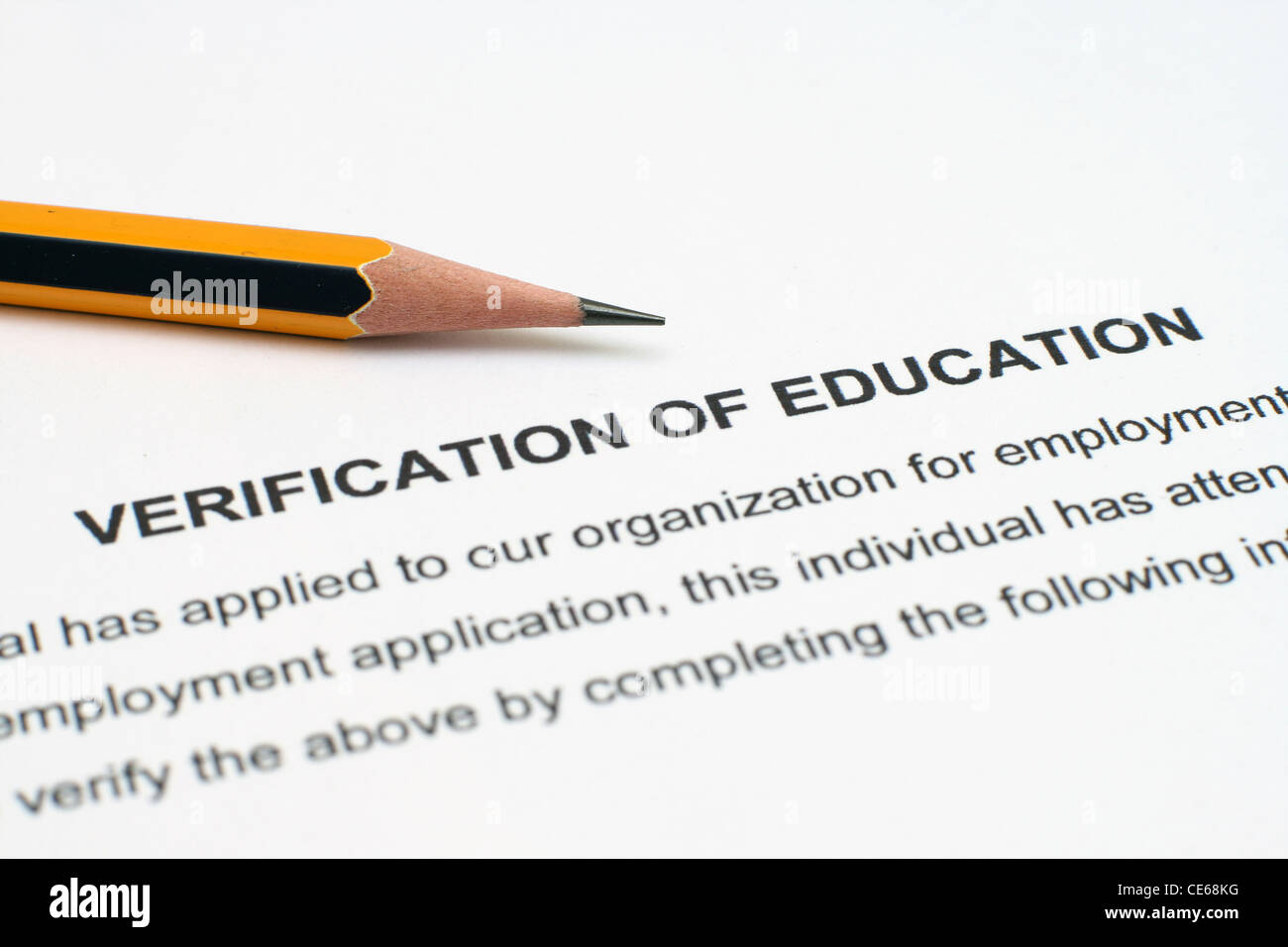Verifica dell'istruzione immagini e fotografie stock ad alta ...