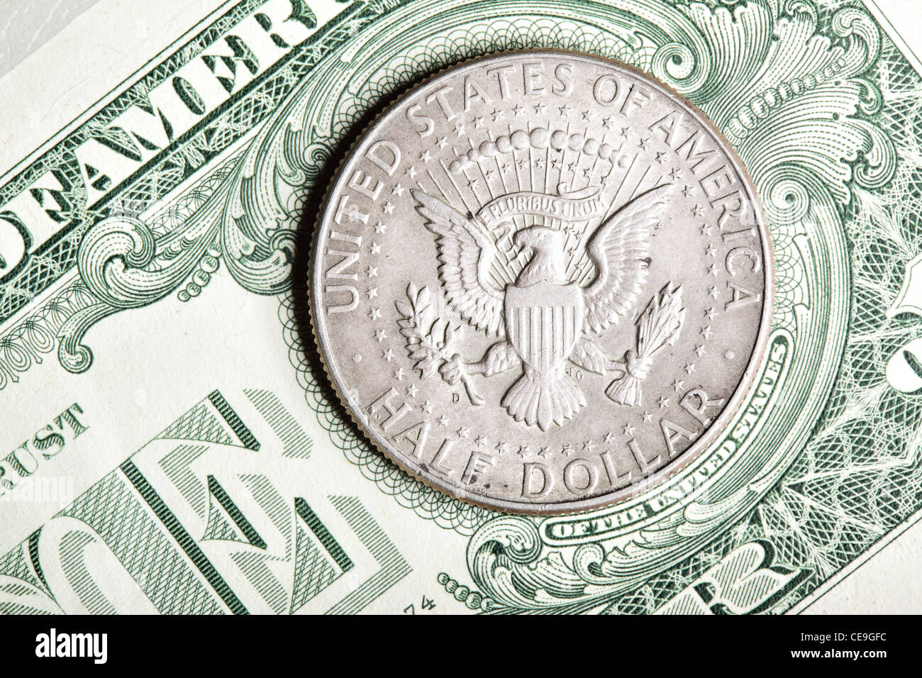 Moneta da mezzo dollaro degli stati uniti immagini e fotografie stock ...