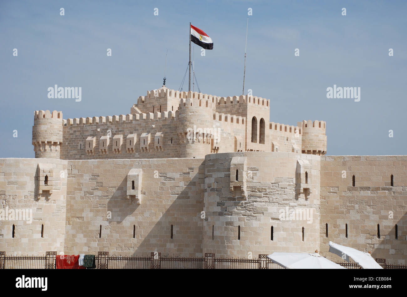 Fort Qaitbey Alessandria d Egitto sito del faro Pharos una delle sette ...
