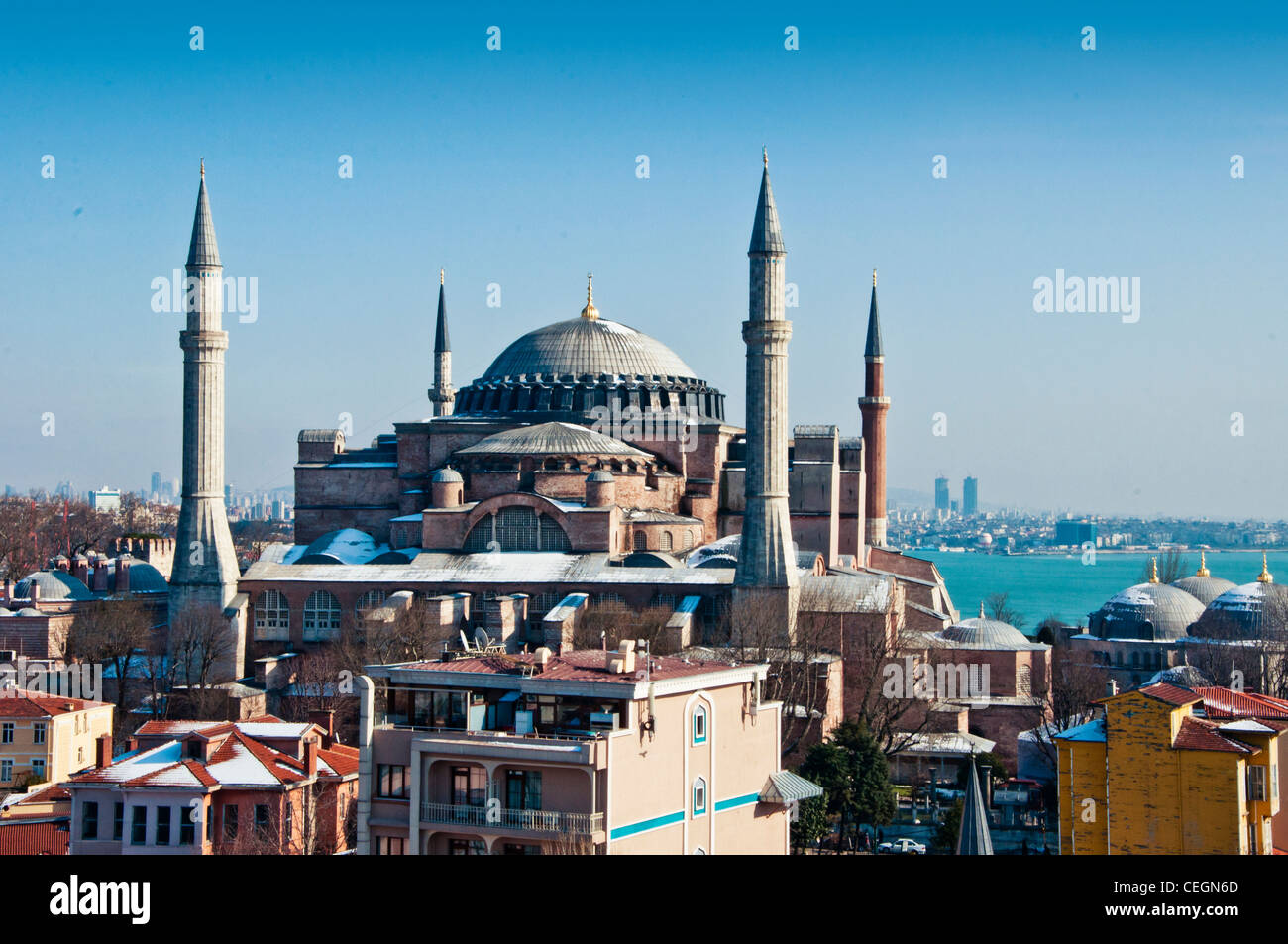 Hagia Sophia, una delle chiese più antiche di Bisanzio e una moschea in ...