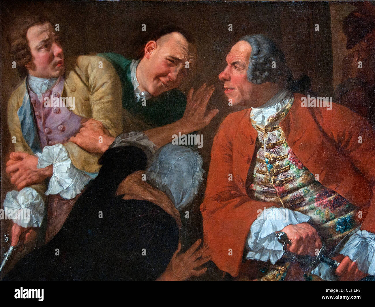 Italian rococo painting immagini e fotografie stock ad alta risoluzione ...