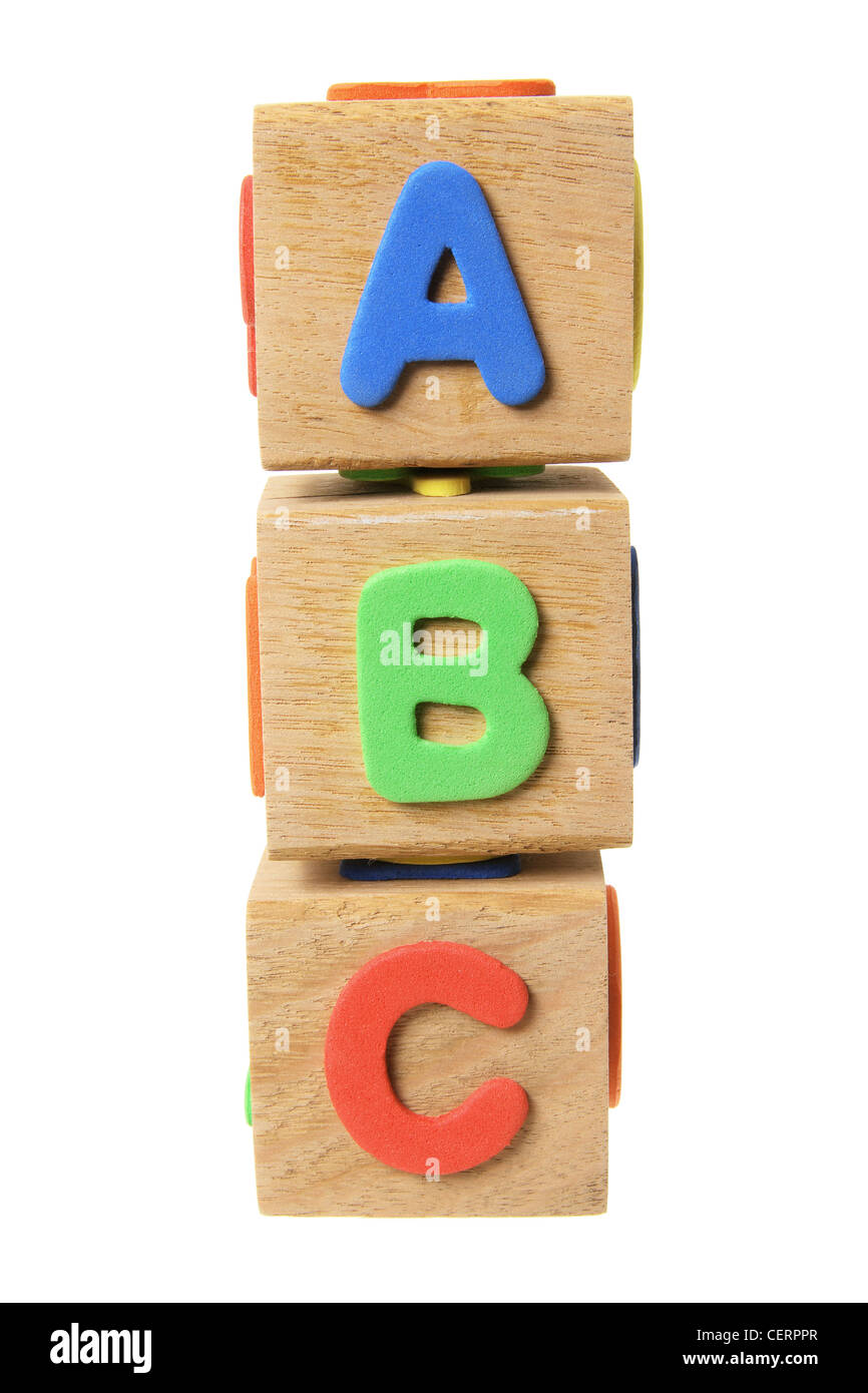 Alfabeto abc Immagini senza sfondo e Foto Stock ritagliate - Alamy