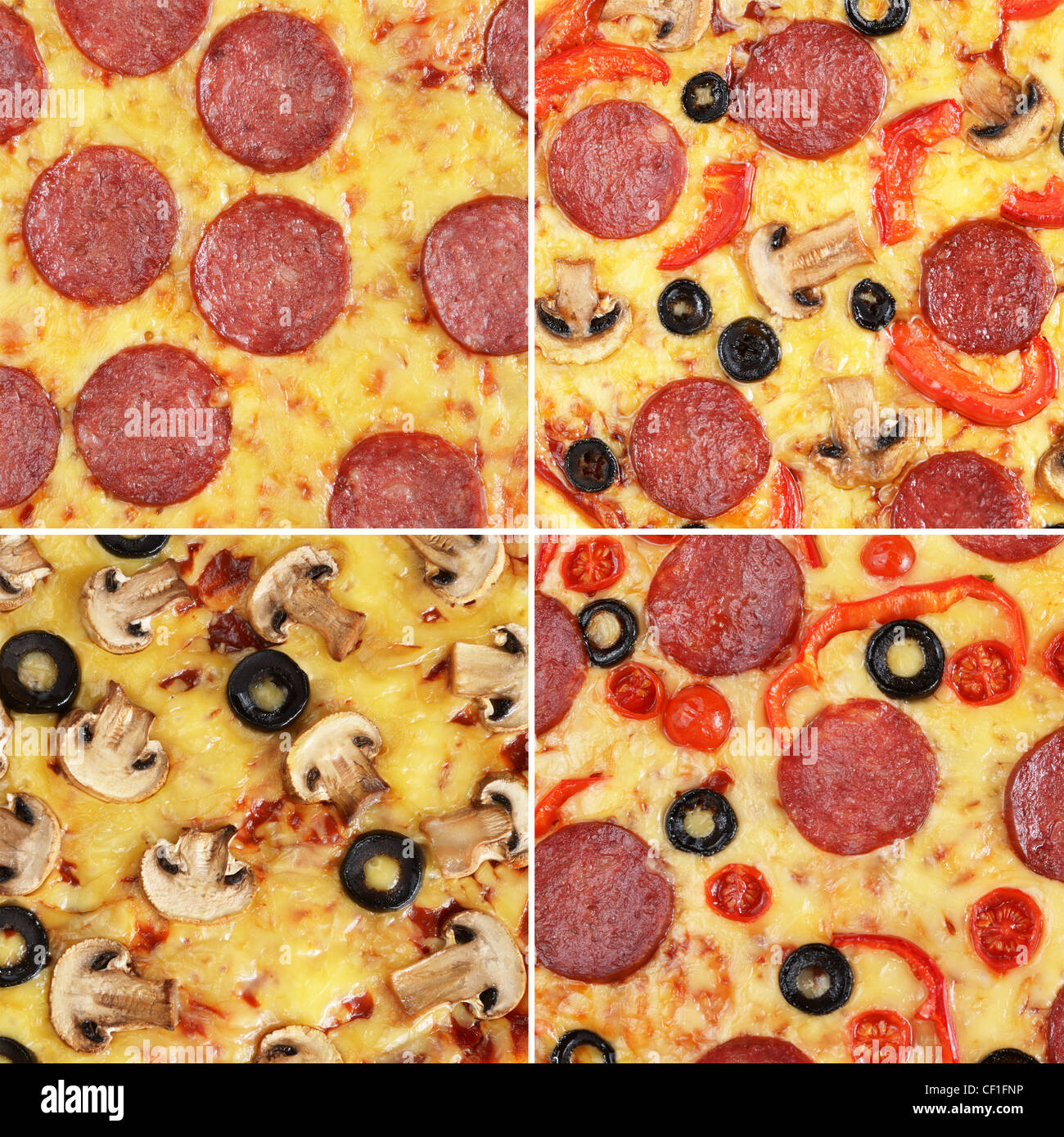 Tipi di pizza immagini e fotografie stock ad alta risoluzione - Alamy