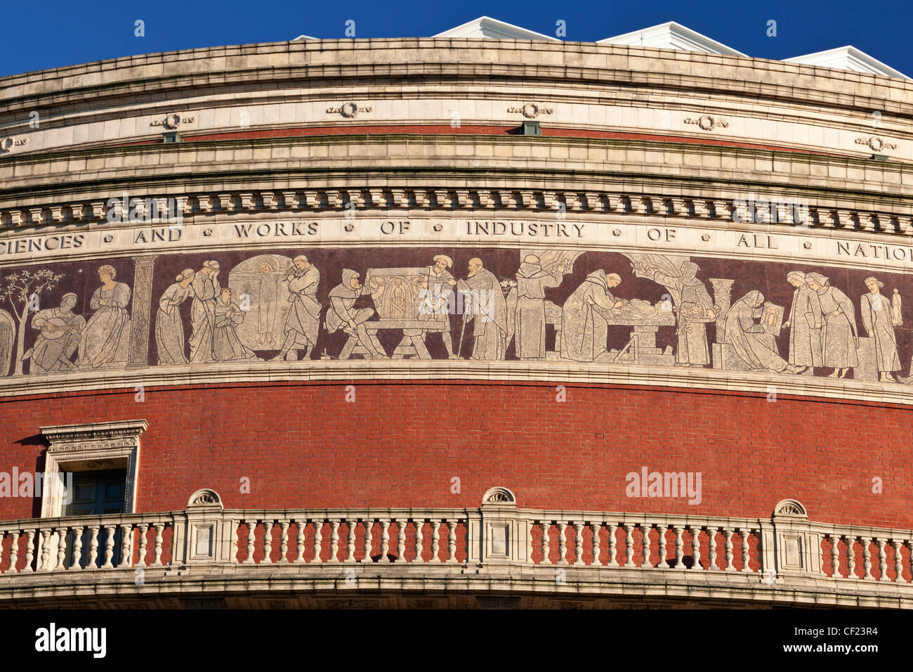 Esterno della Royal Albert Hall, una sala concerti aperti dalla Regina ...