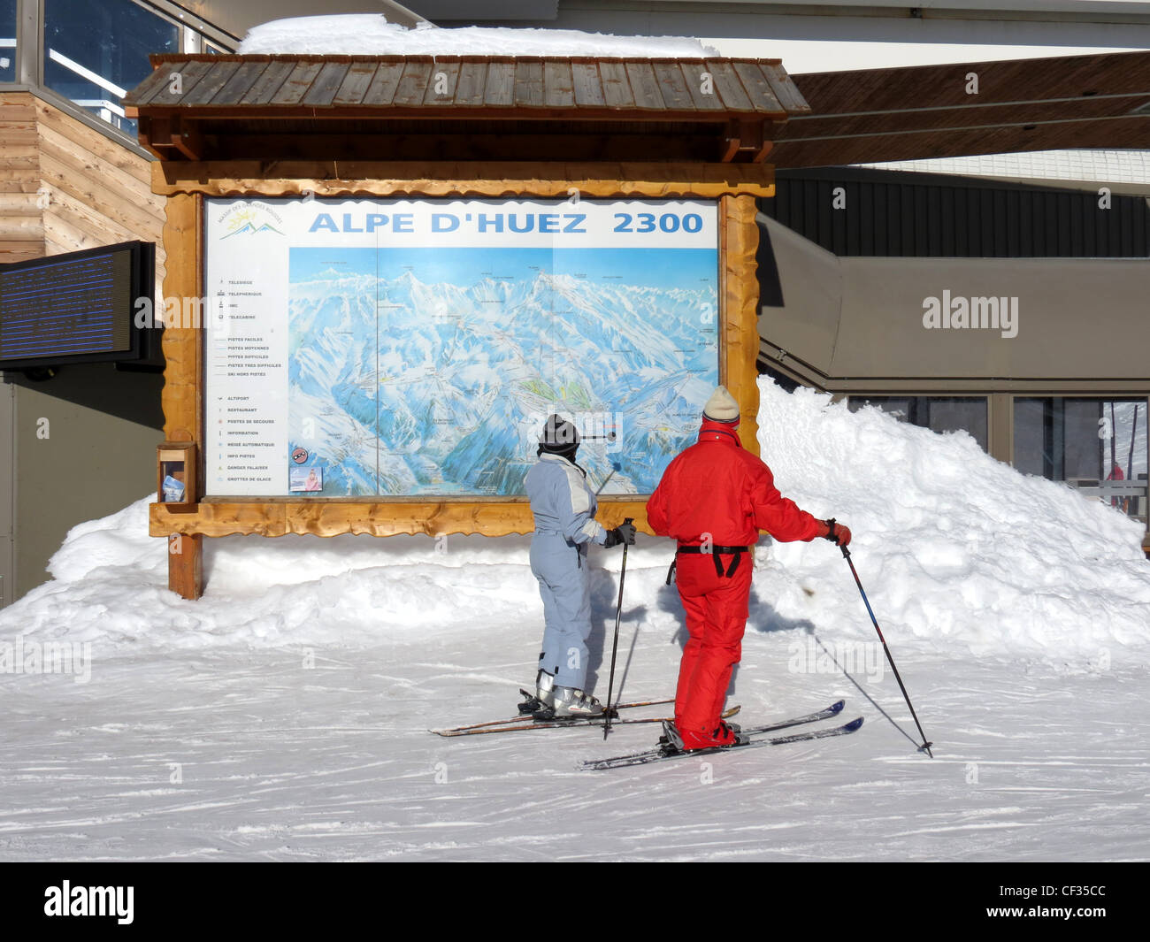 Cartina delle piste da sci immagini e fotografie stock ad alta ...
