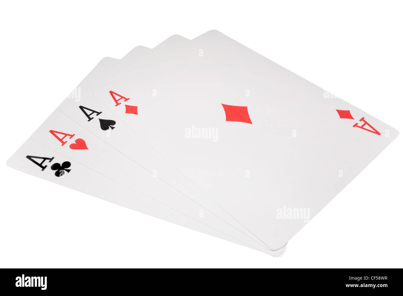 Quattro assi e sfondo bianco immagini e fotografie stock ad alta ...