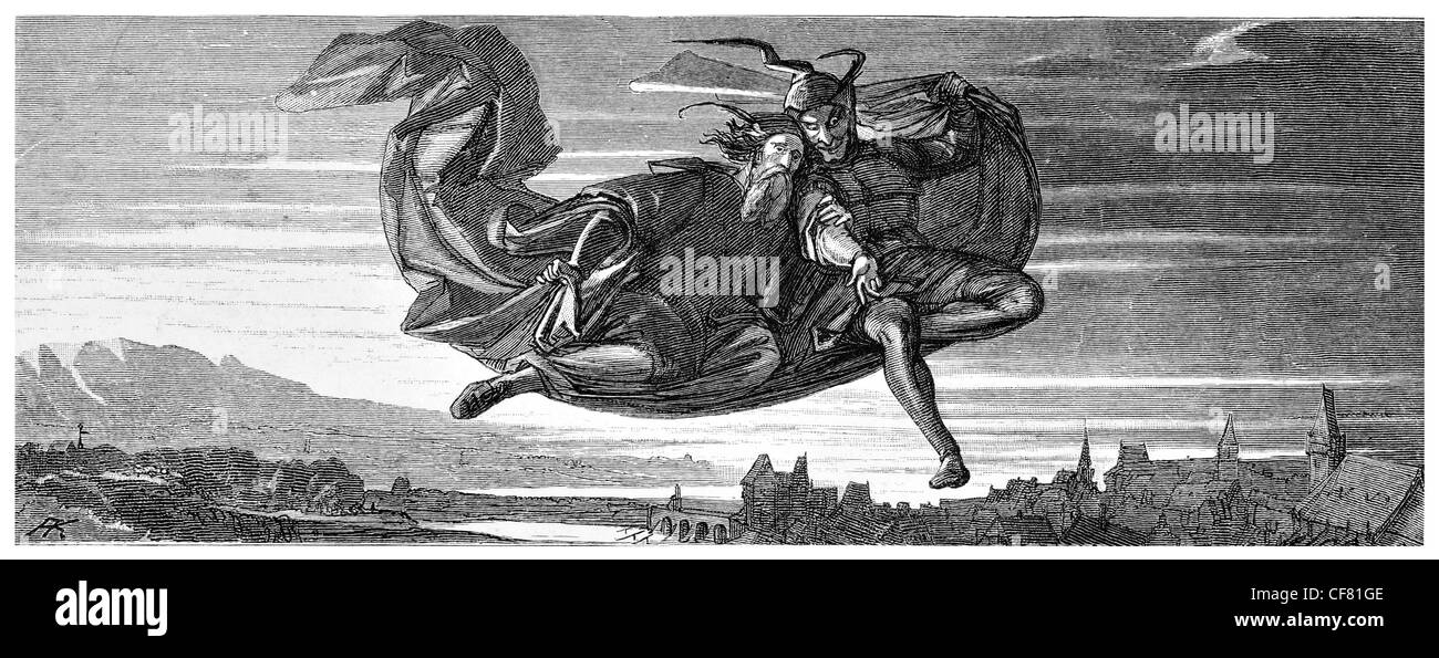 Faust di Johann Wolfgang von Goethe una tragedia 1870 costume magica ...