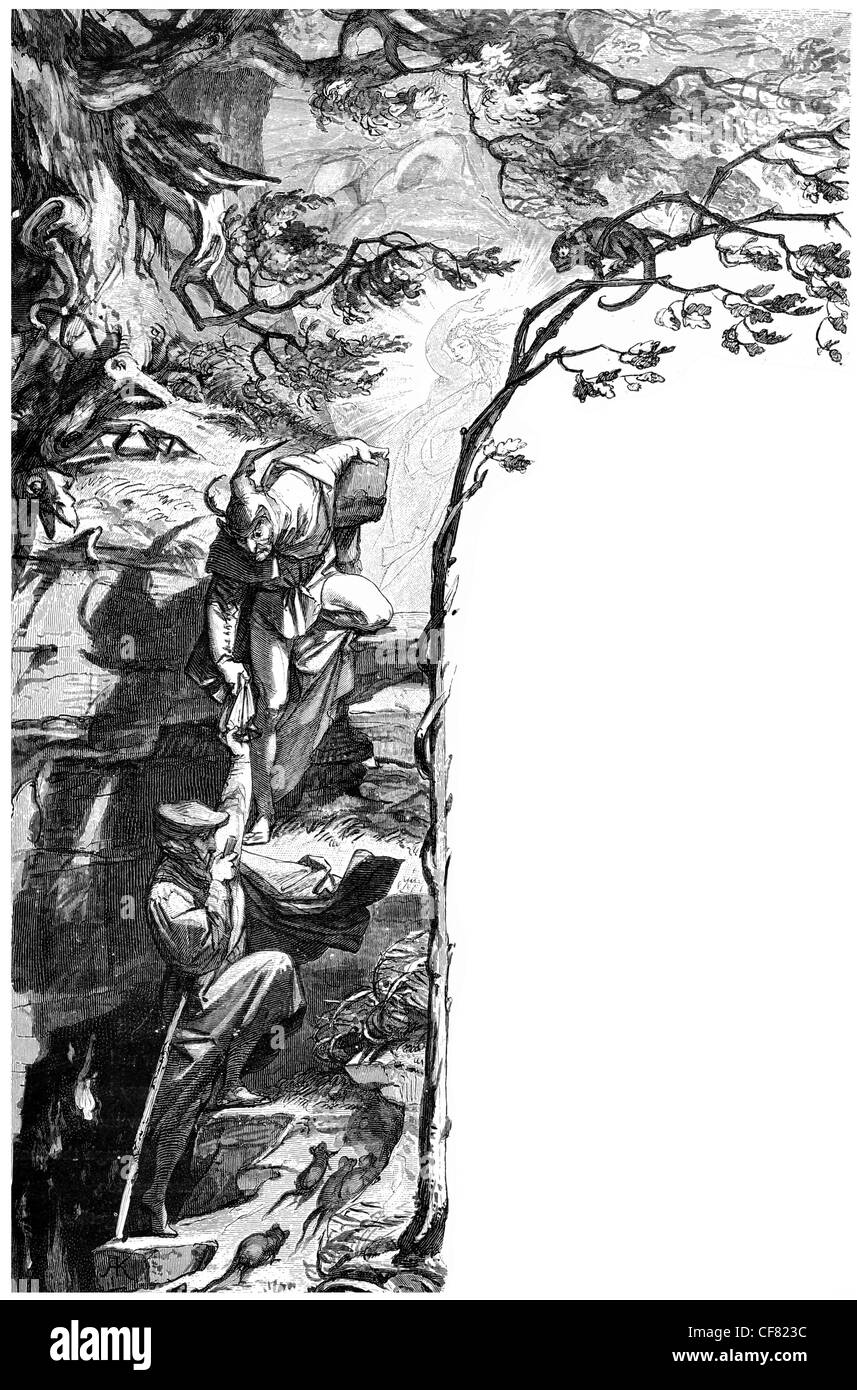 Faust di Johann Wolfgang von Goethe una tragedia 1870 costume magica ...