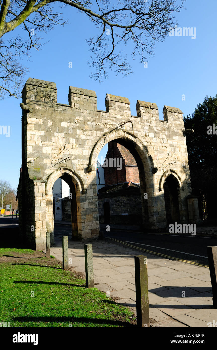 Roman gate lincoln lincolnshire england immagini e fotografie stock ad ...