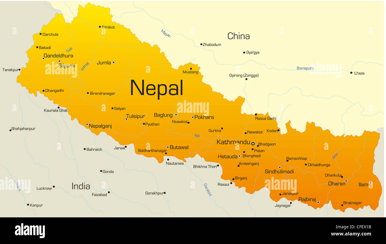 Mappa di katmandu immagini e fotografie stock ad alta risoluzione - Alamy
