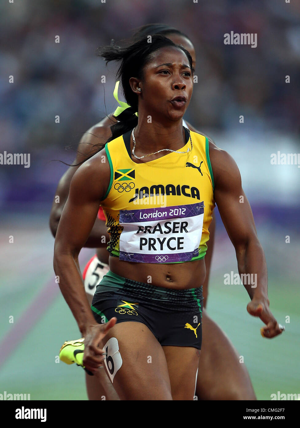 Shelly ann fraser pryce in esecuzione immagini e fotografie stock ad ...