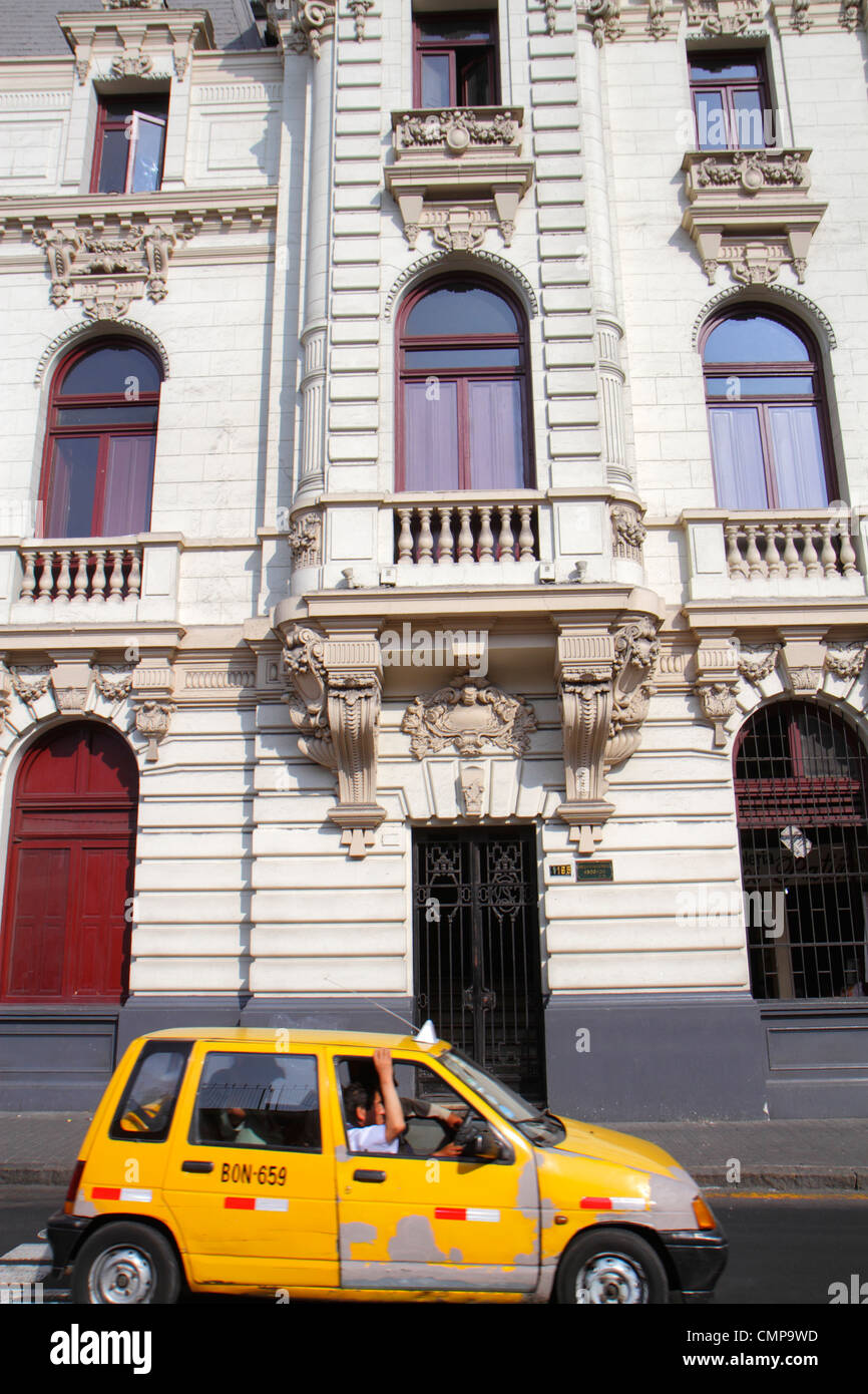 Lima Peru,Jiron de la Union,edificio Rímac,Casa Roosevelt,edificio,scena stradale,Beaux Arts ...