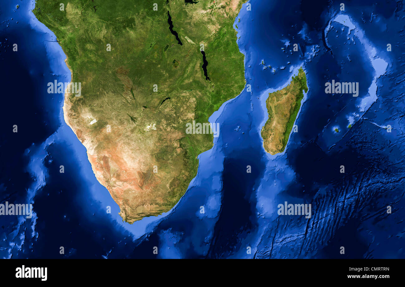 Madagascar satellite image immagini e fotografie stock ad alta ...