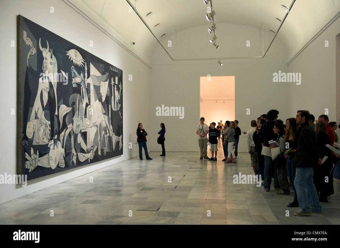 Spagna, Madrid, Museo Nacional Centro de Arte Reina Sofia (Queen Sofia Museum), la Guernica dell ...