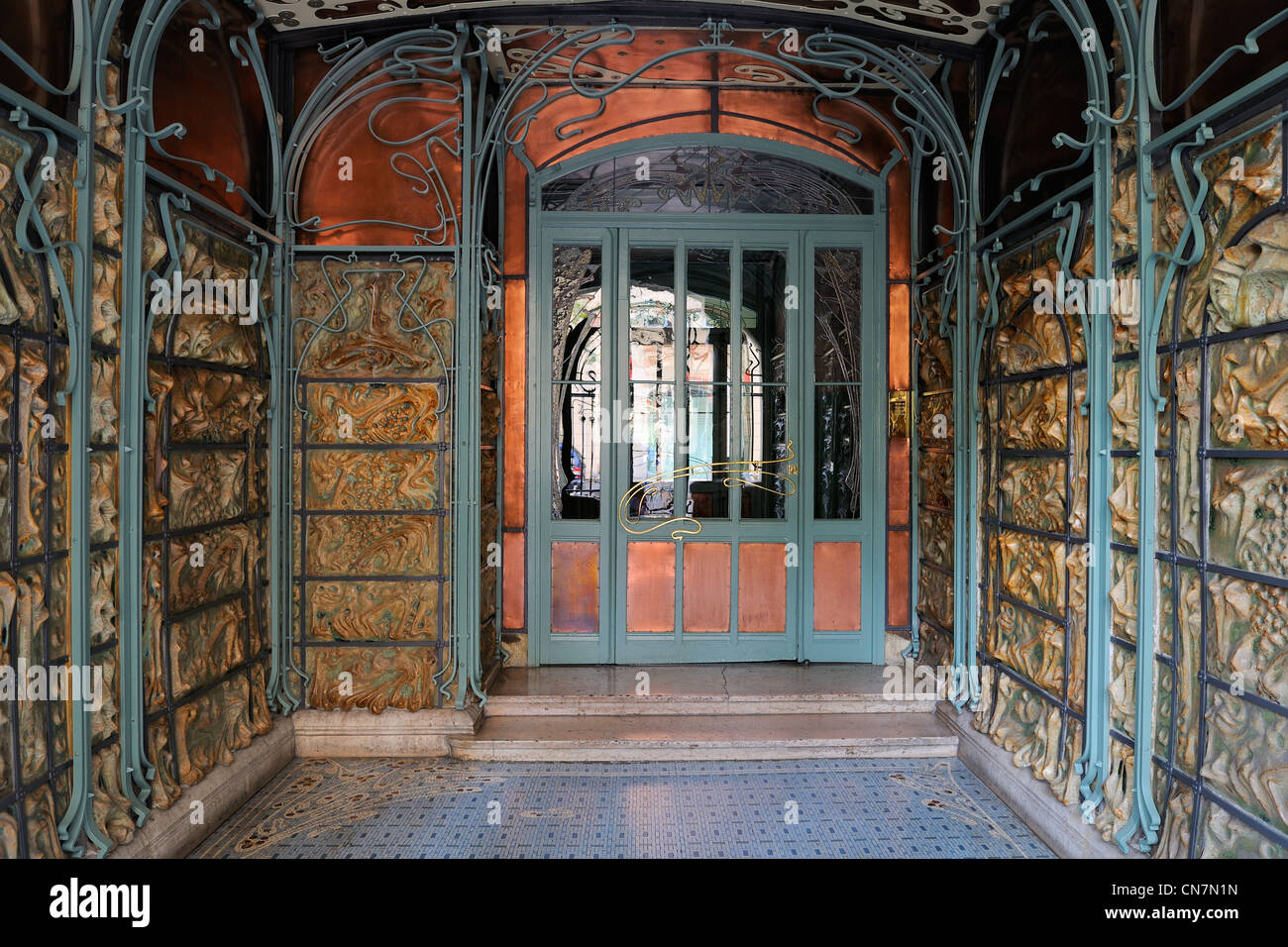 Francia, Parigi, il Castel Beranger sono, 14 Rue De La Fontaine ...