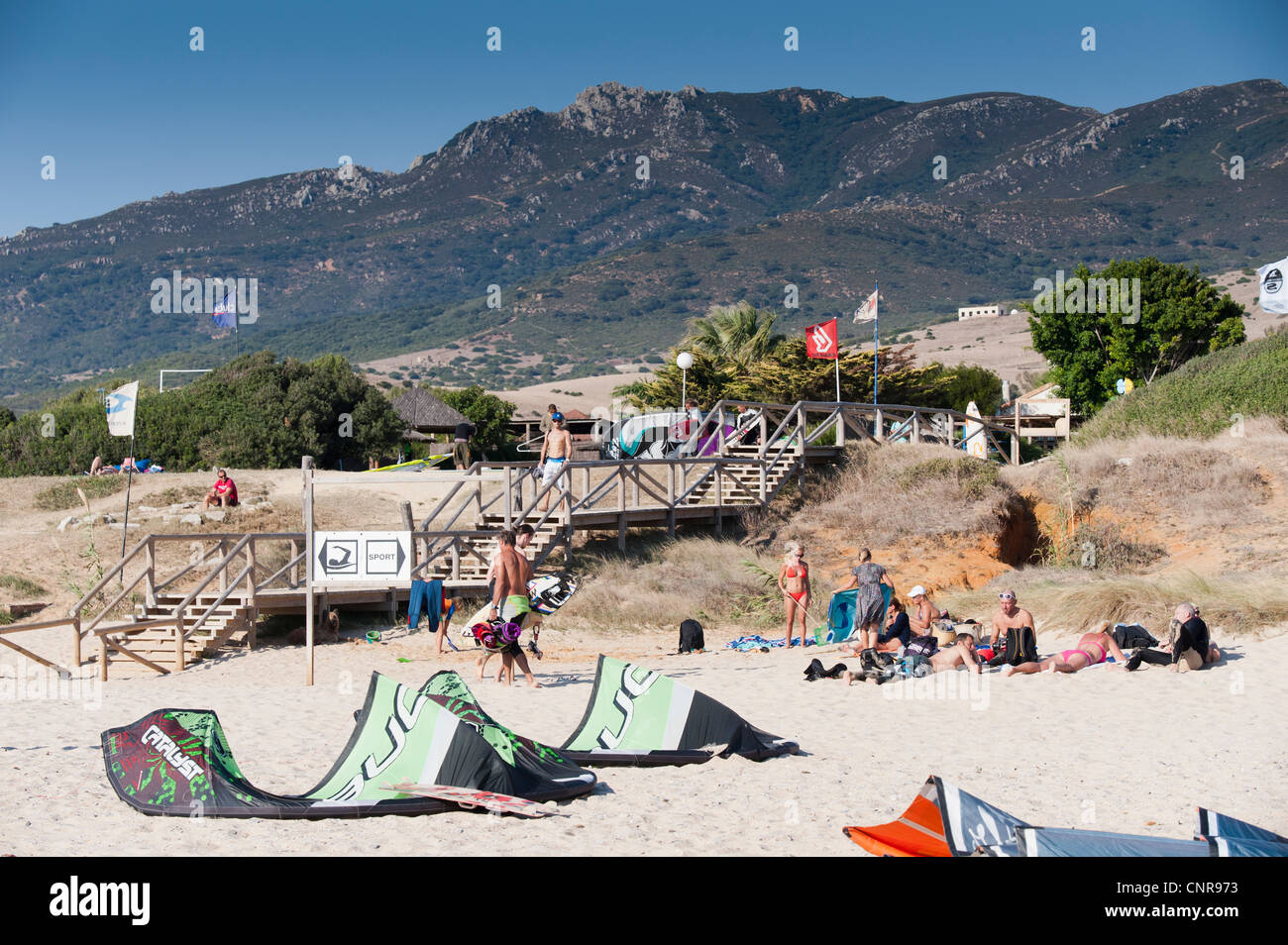 Playa de valdevaqueros immagini e fotografie stock ad alta risoluzione ...