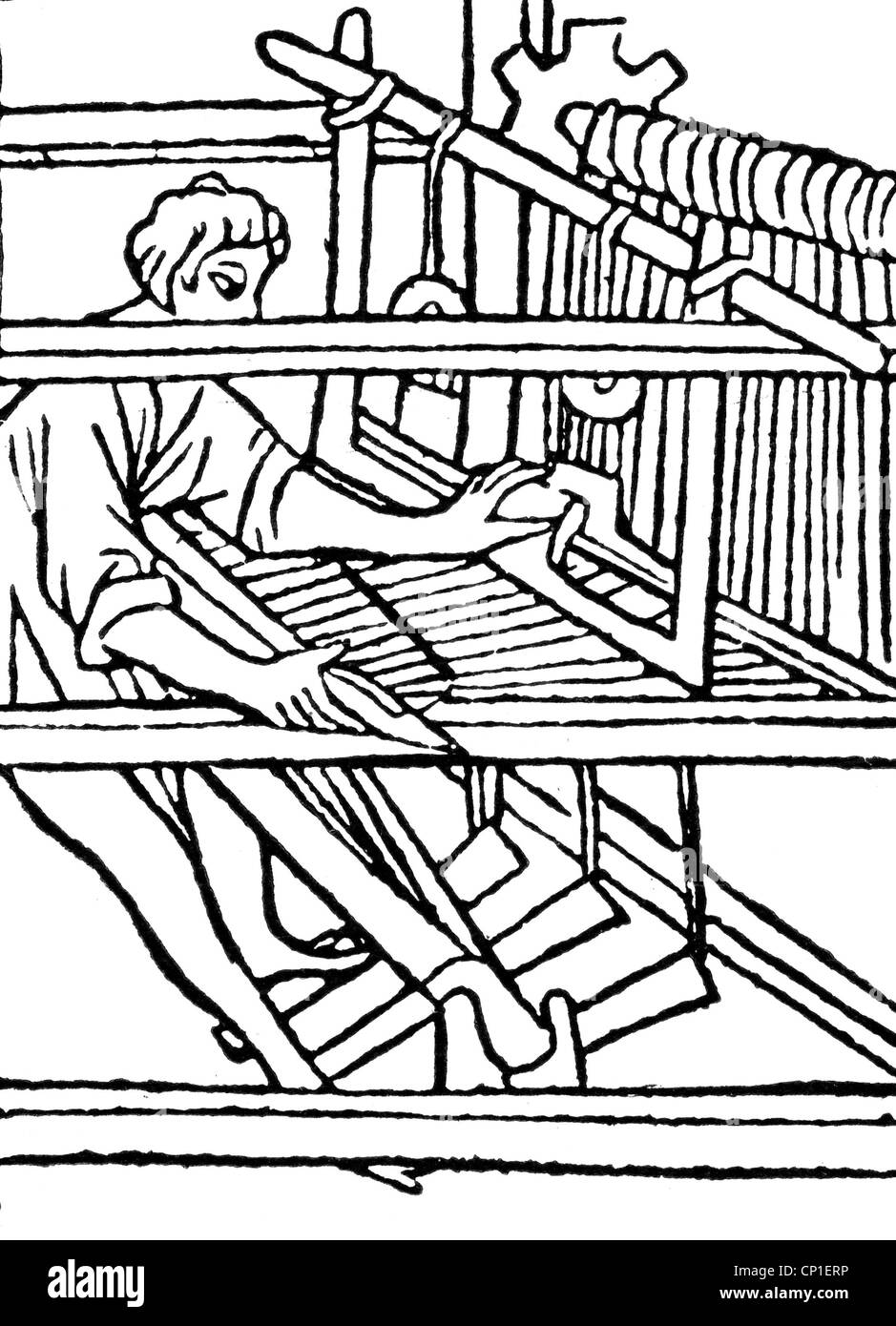 Tessitrice medioevo immagini e fotografie stock ad alta risoluzione - Alamy