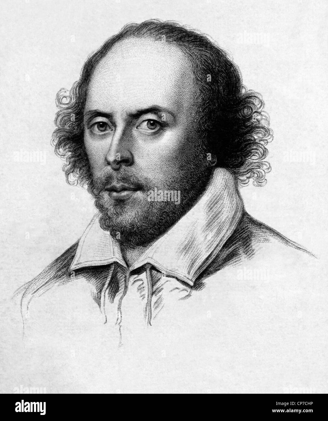 Incisione su rame di un disegno della Chandos ritratto di William ...