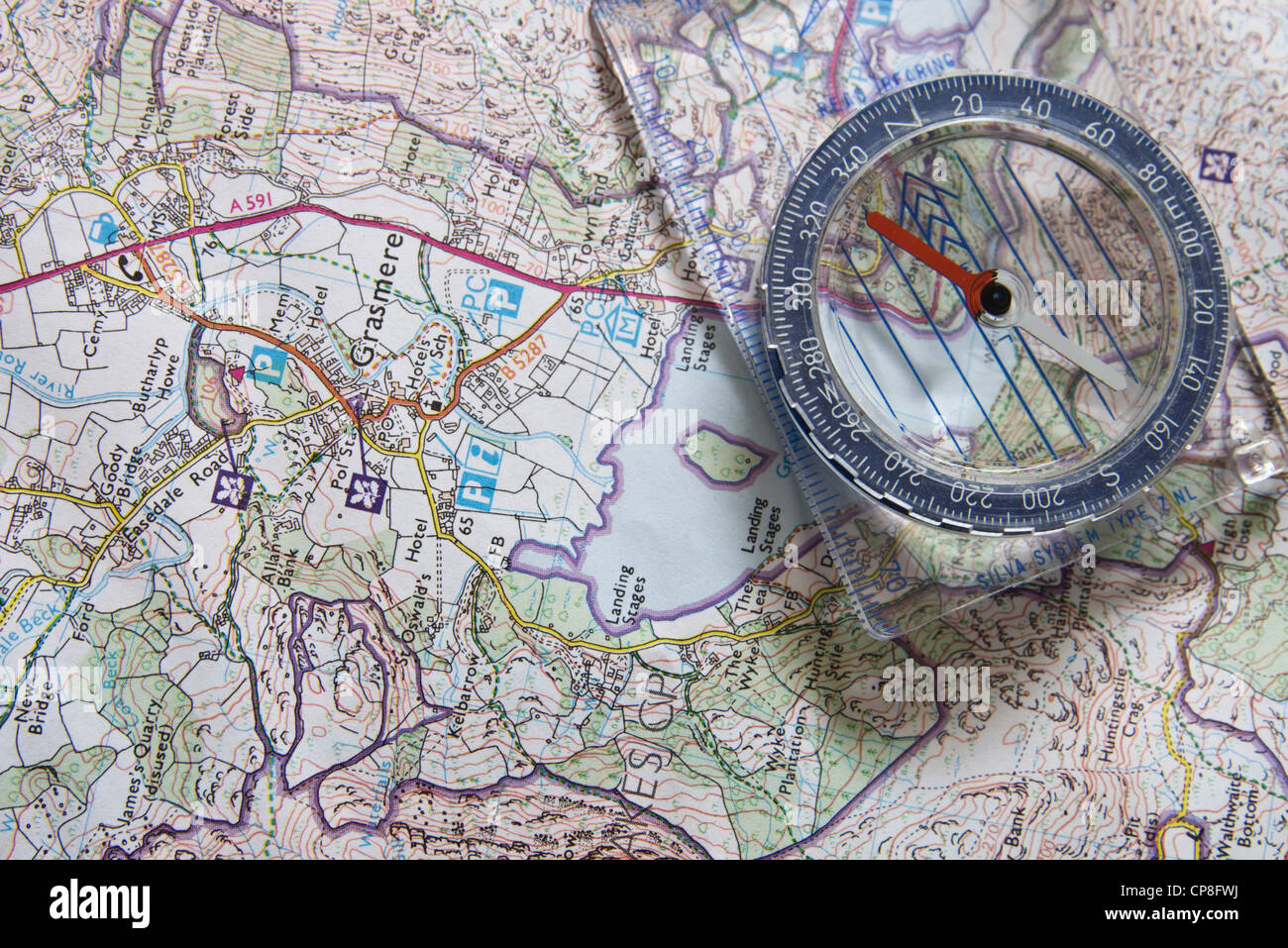 Mappa di grasmere immagini e fotografie stock ad alta risoluzione - Alamy