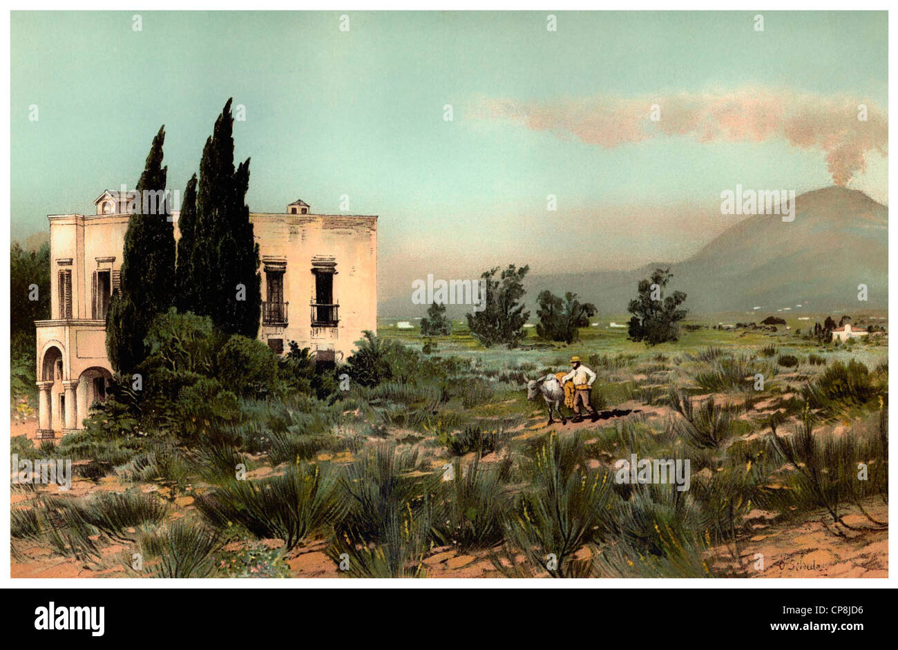 Villa Ferrigni a Torre del Greco, Napoli, vicino al Vesuvio, dal conte ...