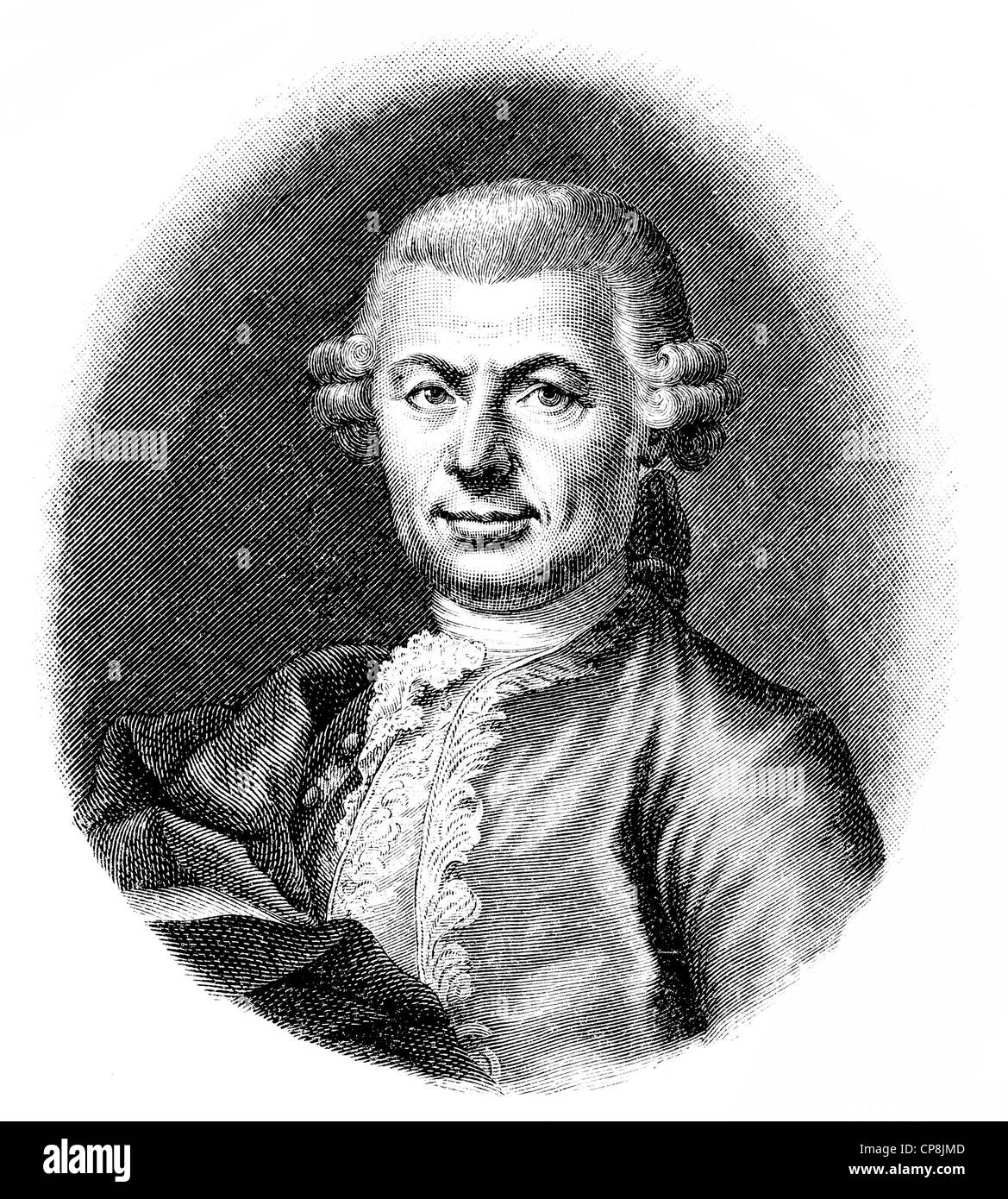 Carlo Gozzi, 1720 - 1806, un drammaturgo italiano, Historische ...