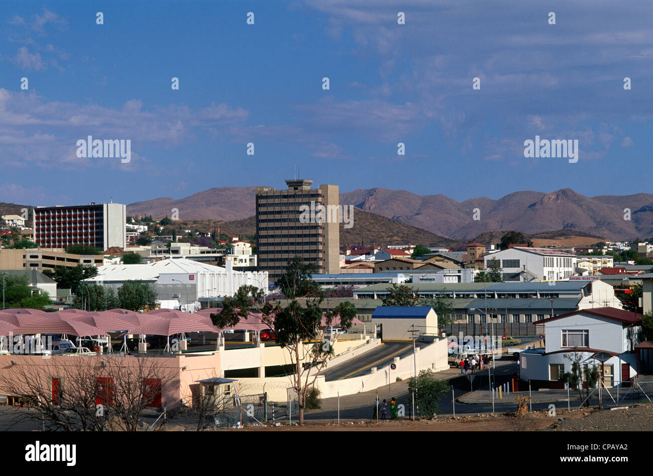 Namibia windhoek skyline immagini e fotografie stock ad alta ...