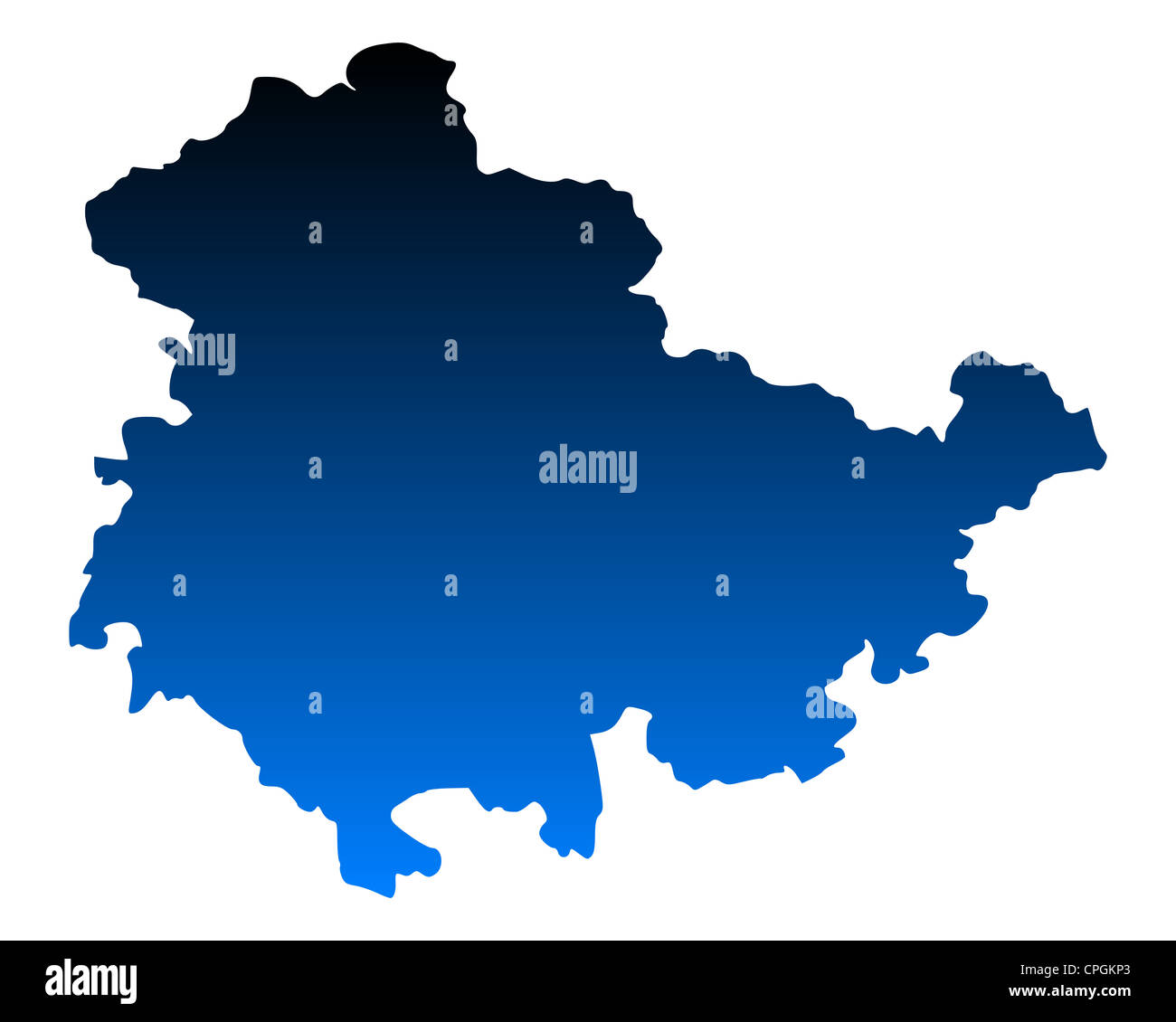 Mappa della turingia immagini e fotografie stock ad alta risoluzione ...