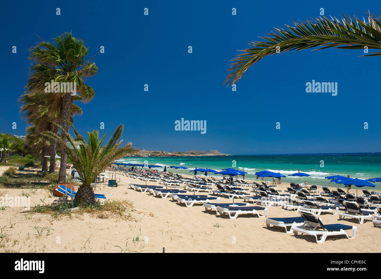 A sud di Cipro, Cipro, Europa, greco, Agia Napa, Ayia Napa, spiaggia di ...