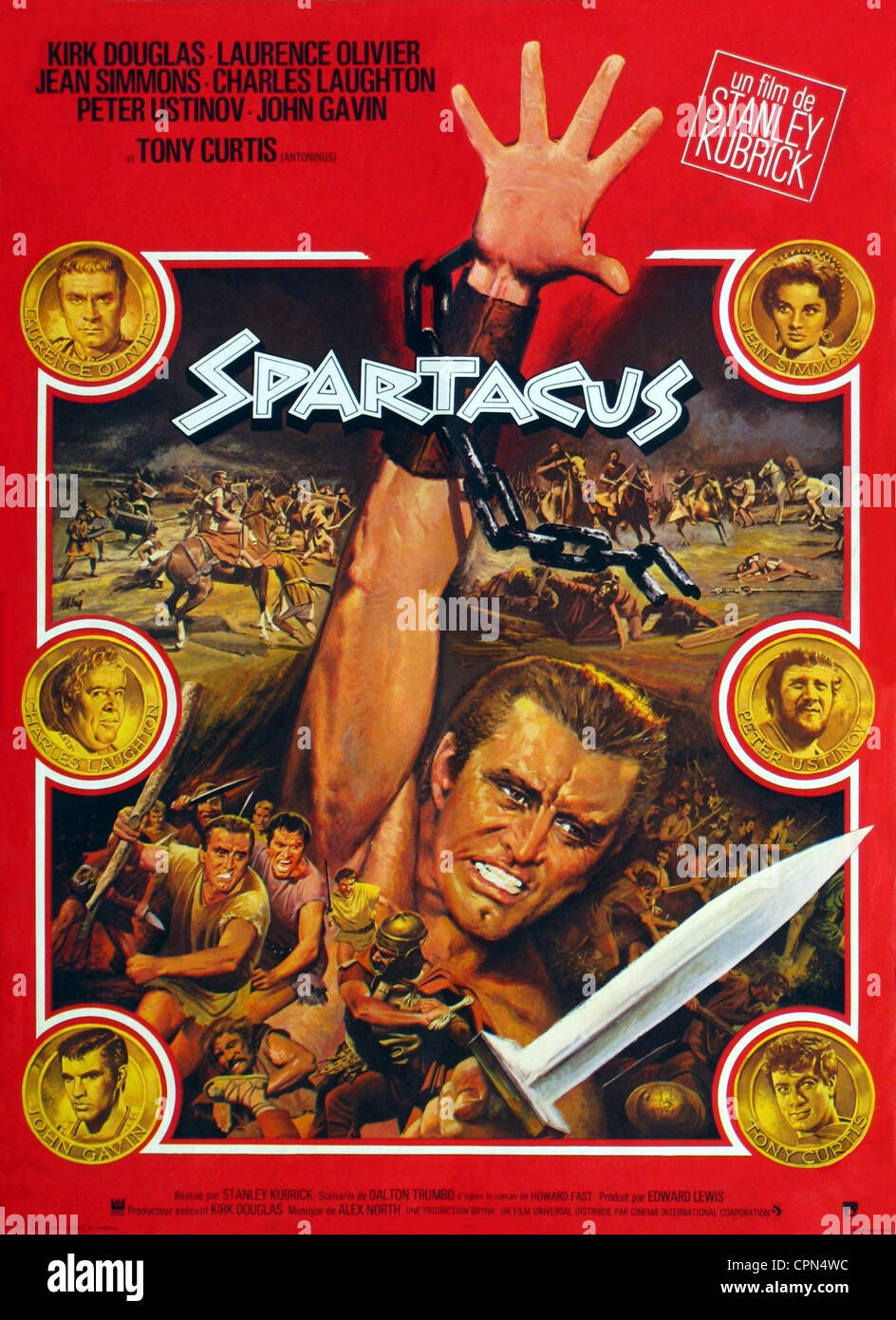 Spartacus 1960 spartacus 1960 usa immagini e fotografie stock ad alta ...