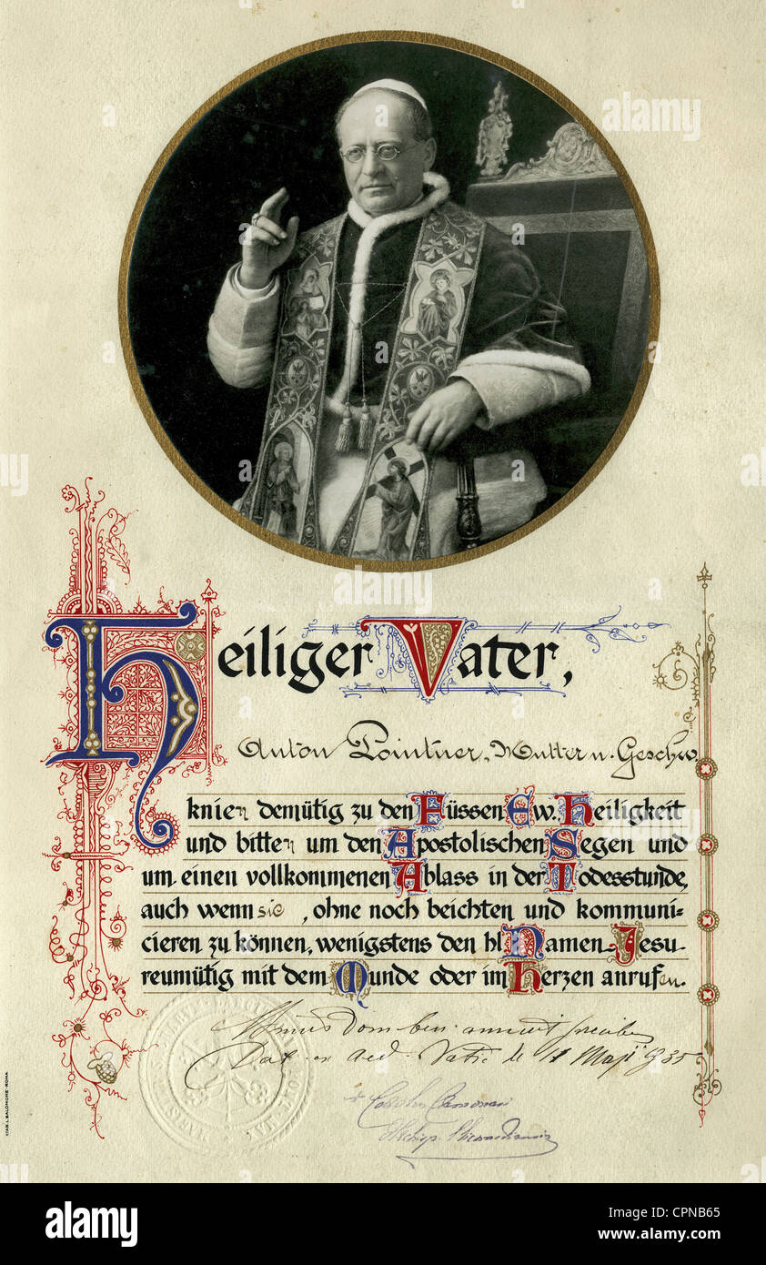 Pius xi achille ratti immagini e fotografie stock ad alta risoluzione ...