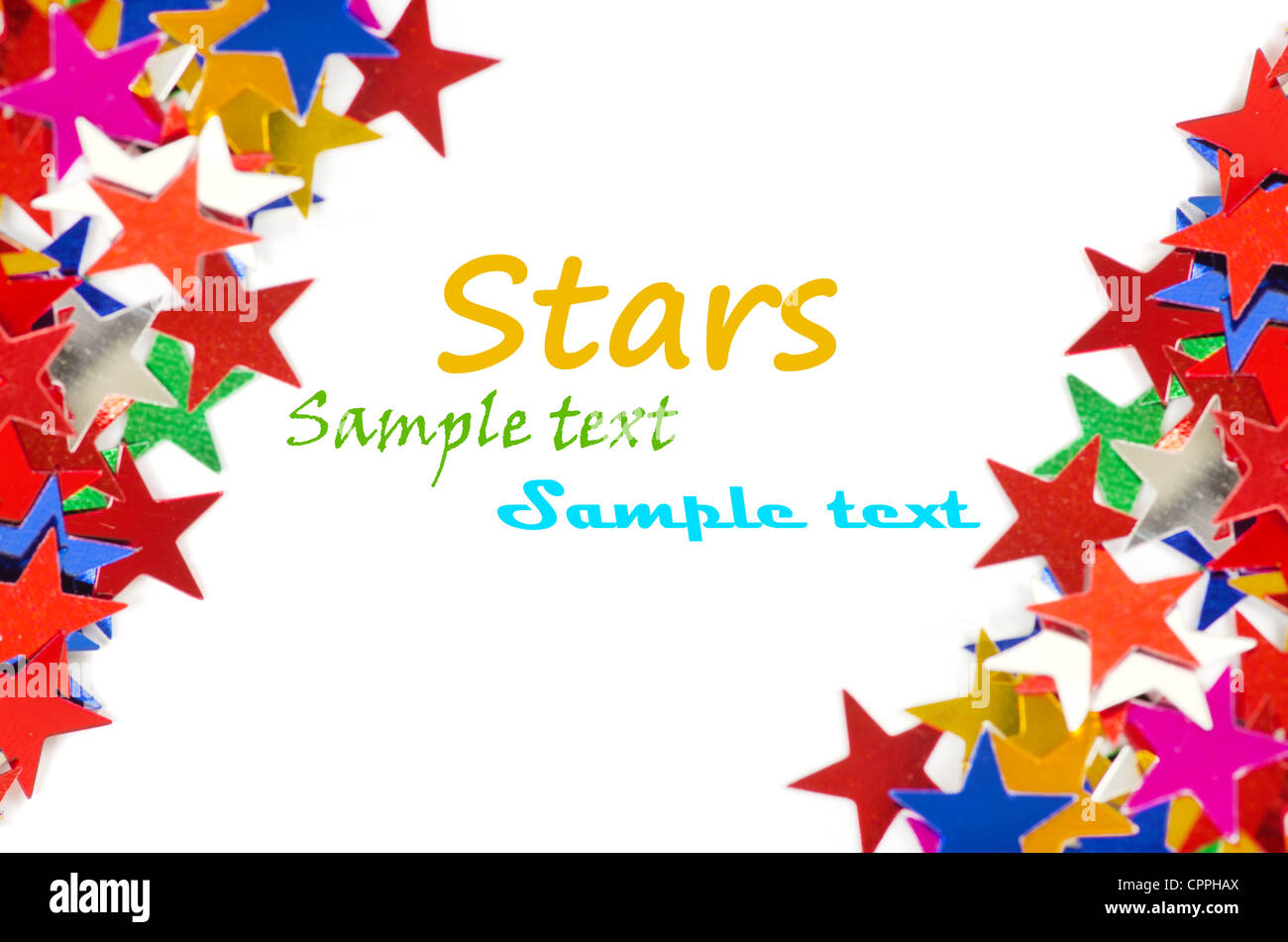 Stelline colorate immagini e fotografie stock ad alta risoluzione - Alamy