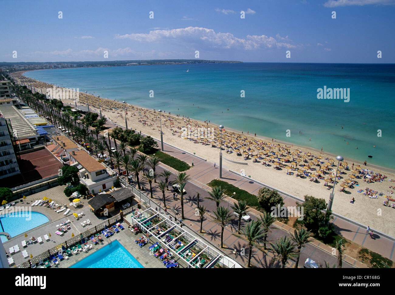 La spiaggia di playa de palma immagini e fotografie stock ad alta ...