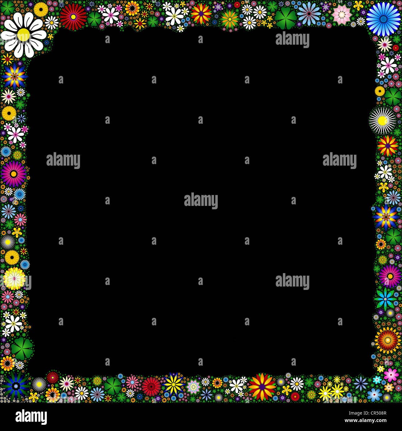 Fiore cornice immagini e fotografie stock ad alta risoluzione - Alamy