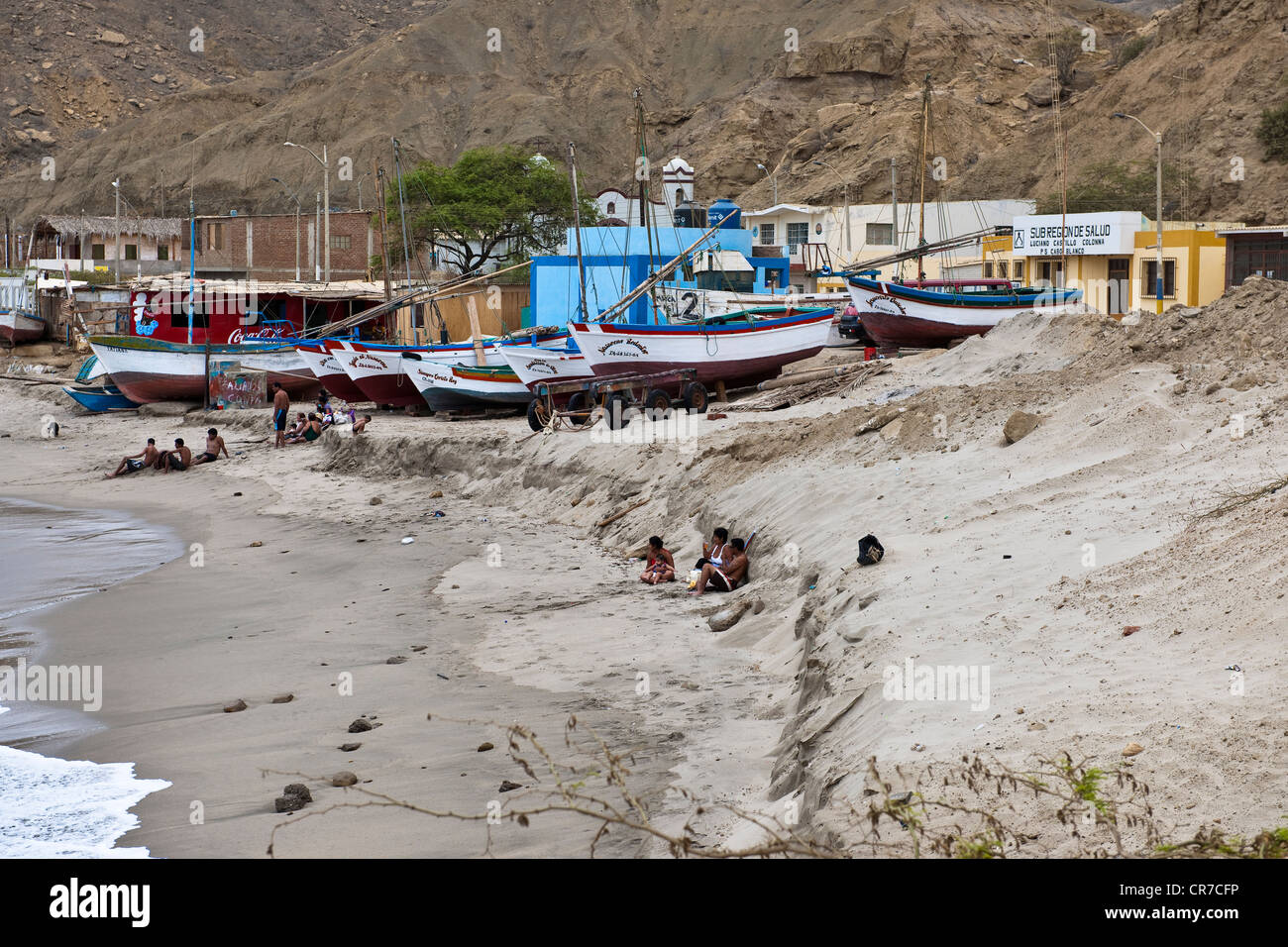 Il Perù, Piura Provincia, Cabo Blanco dove Ernest Hemingway durante le ...
