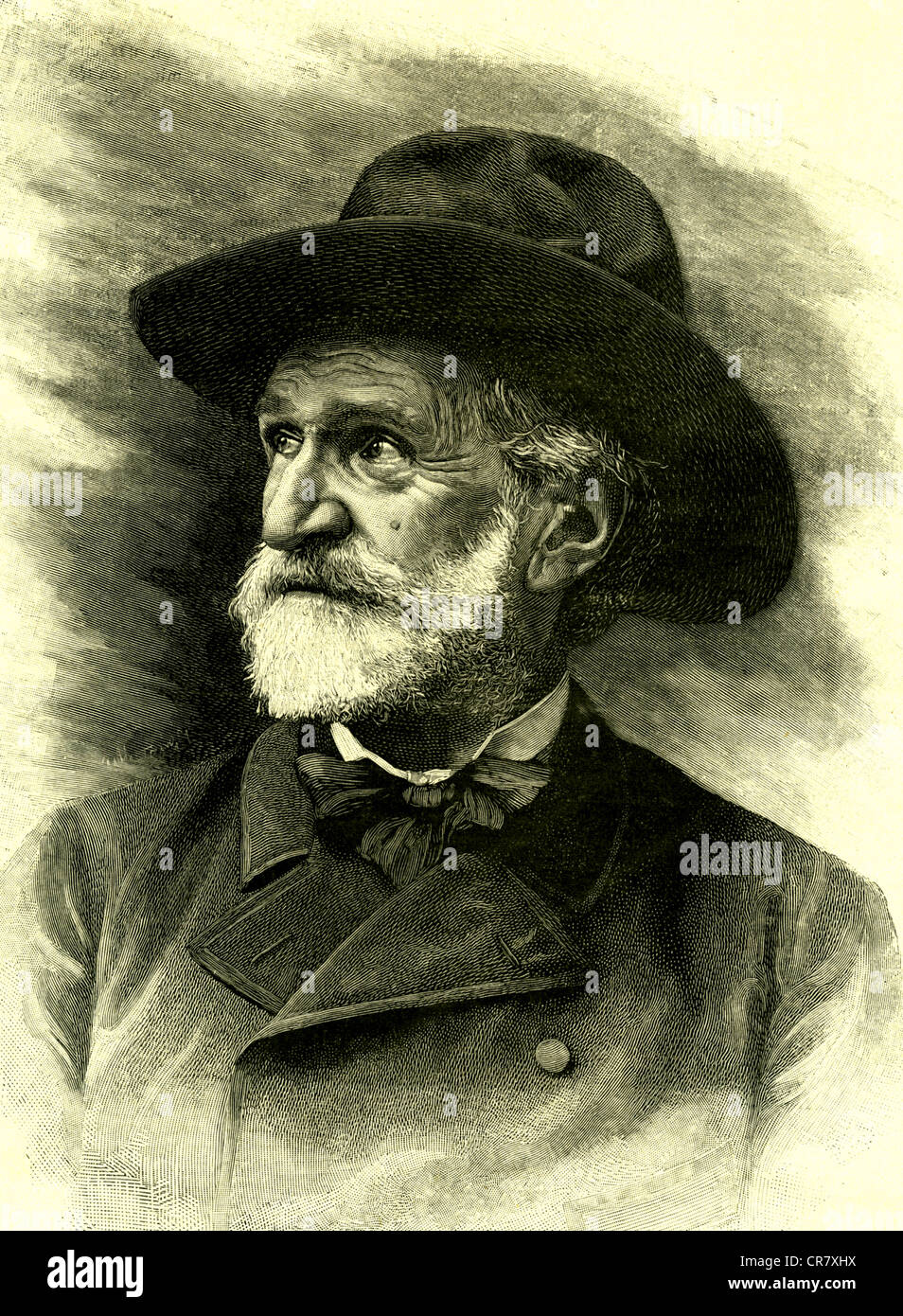 Giuseppe Verdi Italian Composer 1813 1901 Immagini e Fotos Stock - Alamy