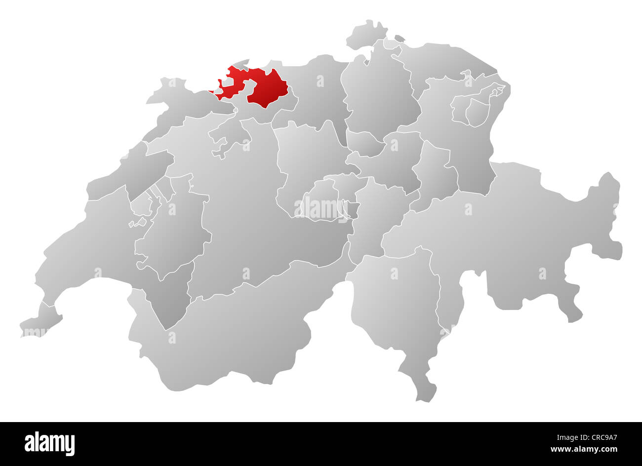 Mappa vettoriale di basilea immagini e fotografie stock ad alta ...