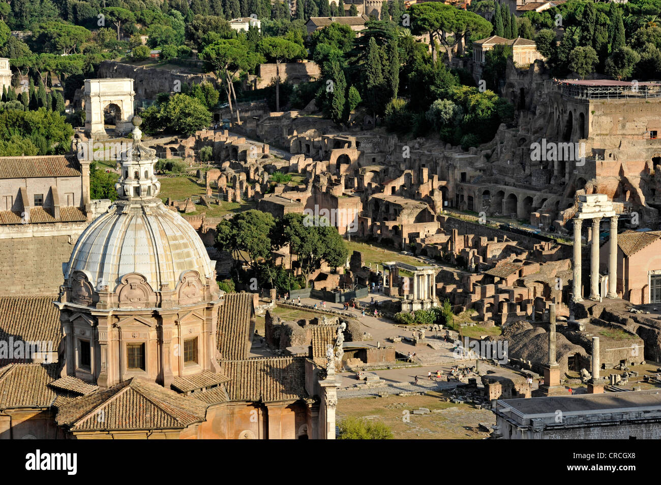 Chiesa santi luca e martina titus arch immagini e fotografie stock ad ...