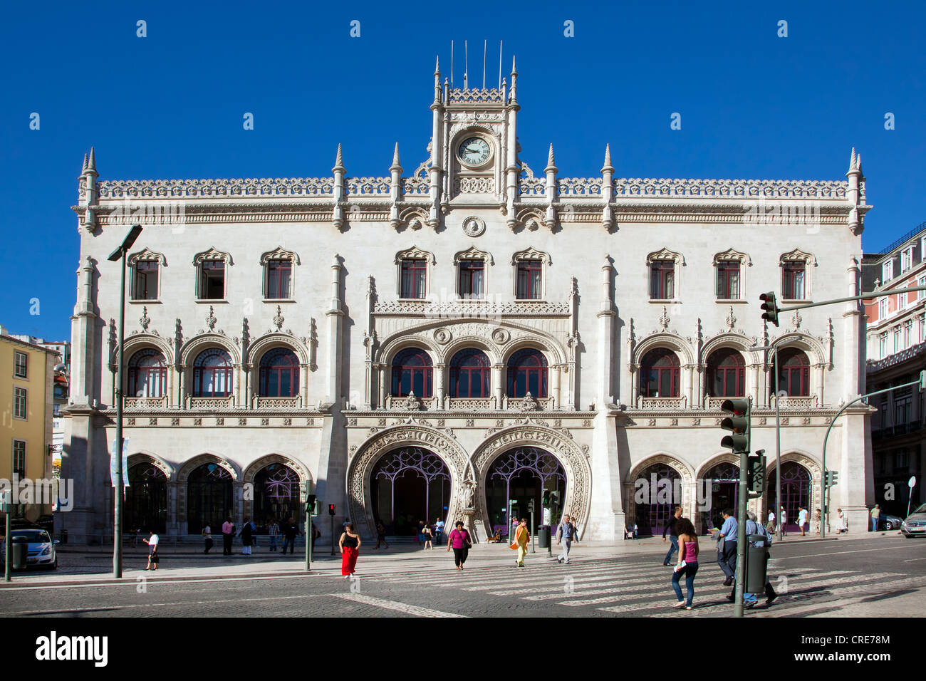 Do rossio estacao do rossio square immagini e fotografie stock ad alta ...