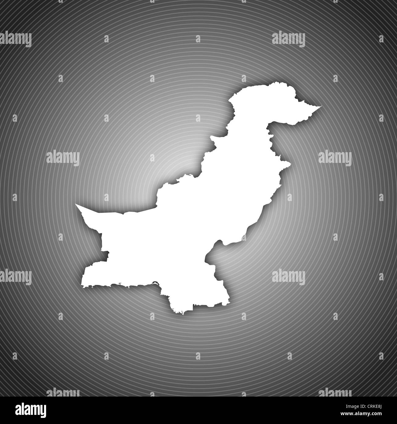 Mappa politica del Pakistan con le diverse province Foto stock - Alamy