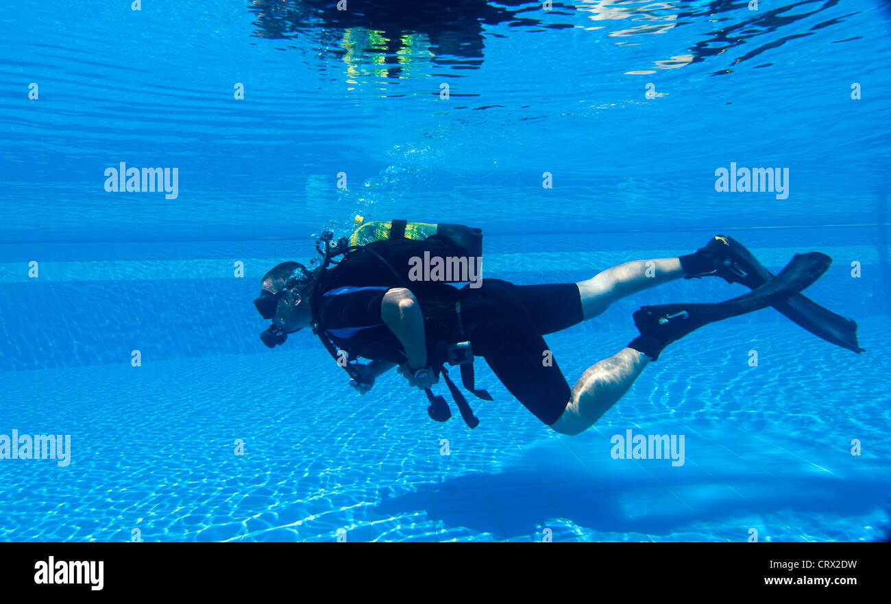 Imparare le immersioni subacquee immagini e fotografie stock ad alta ...