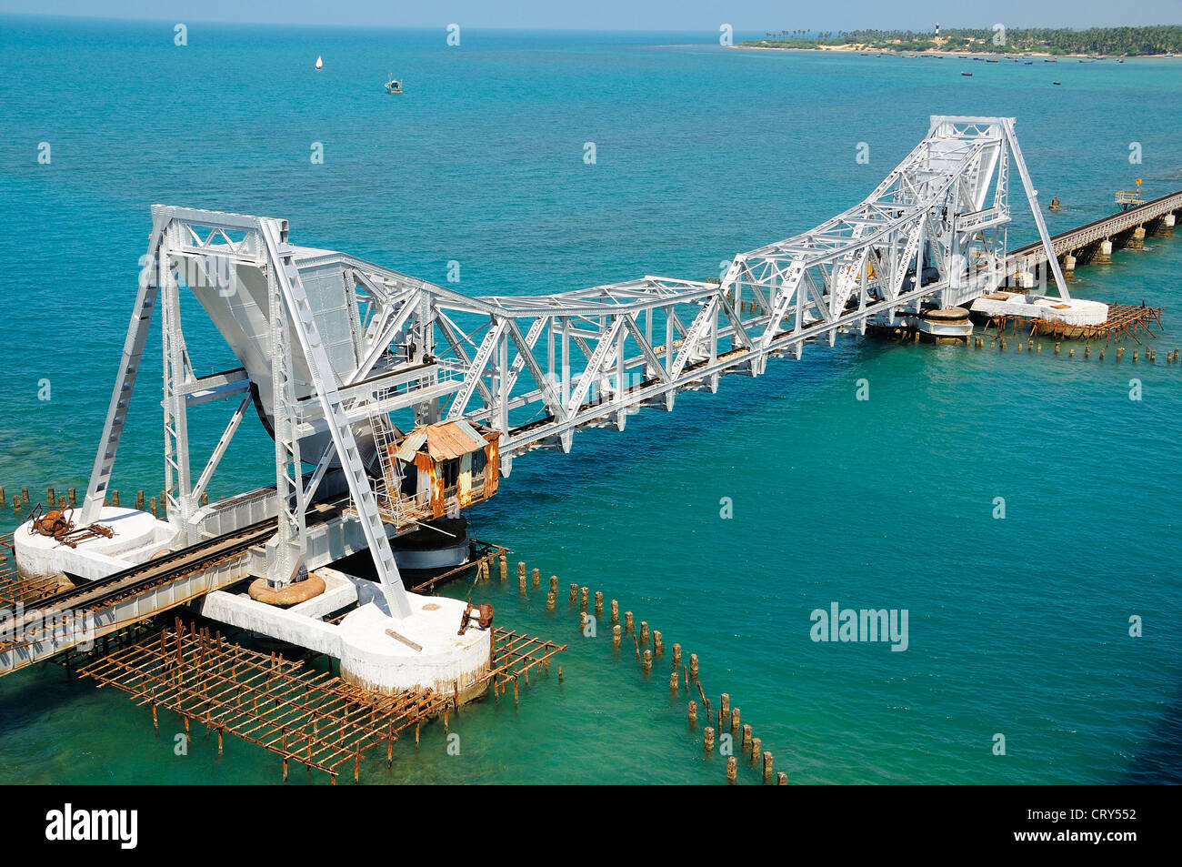 Ponte di pamban immagini e fotografie stock ad alta risoluzione - Alamy