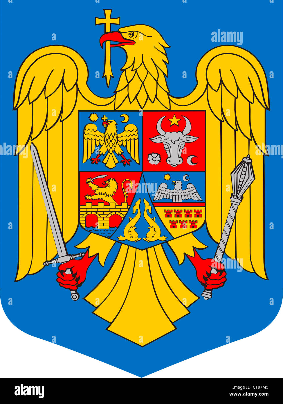 Romanian coat of arms immagini e fotografie stock ad alta risoluzione ...