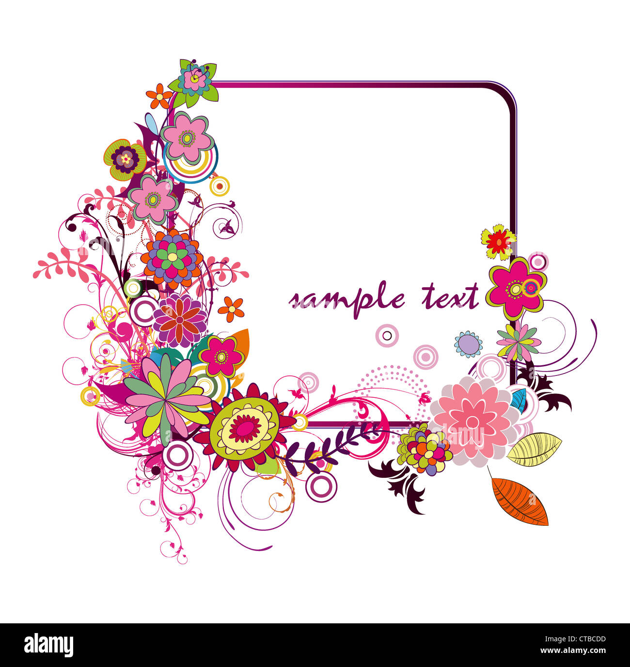 Cornice floreale immagini e fotografie stock ad alta risoluzione - Alamy