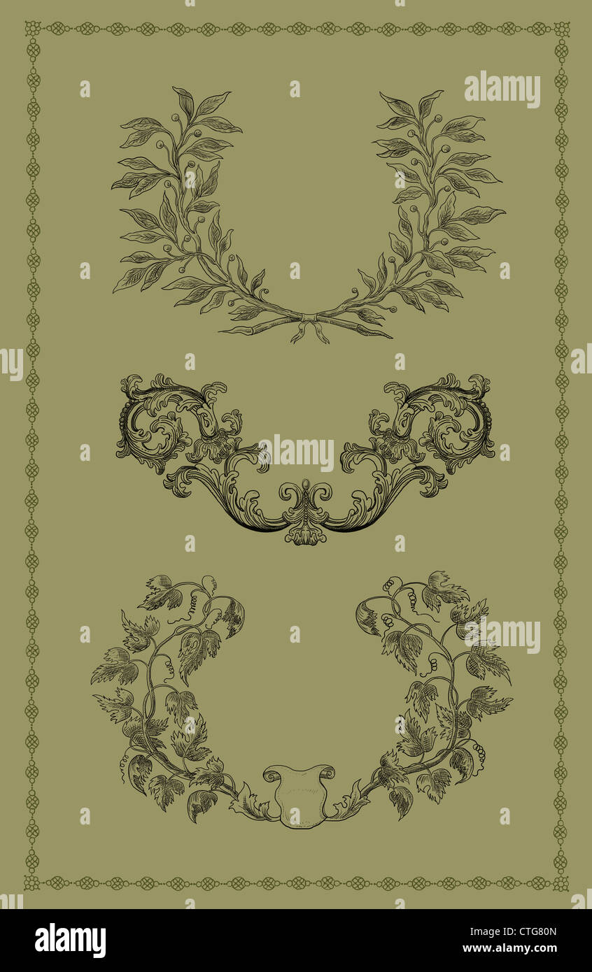 Forma del cartiglio immagini e fotografie stock ad alta risoluzione - Alamy