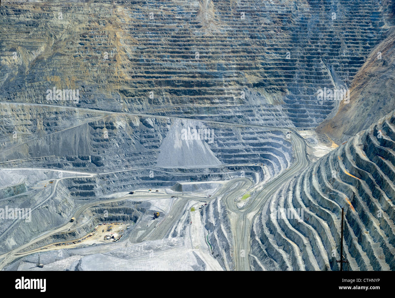 Bingham Canyon Mine Kennecott aka miniera di rame, un open-pit mining a ...