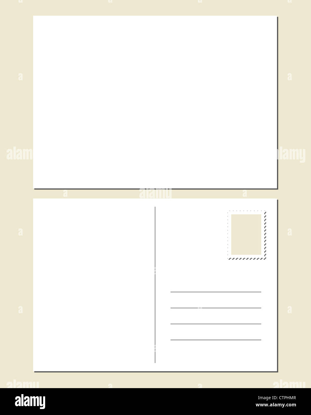 Retro della cartolina immagini e fotografie stock ad alta risoluzione ...