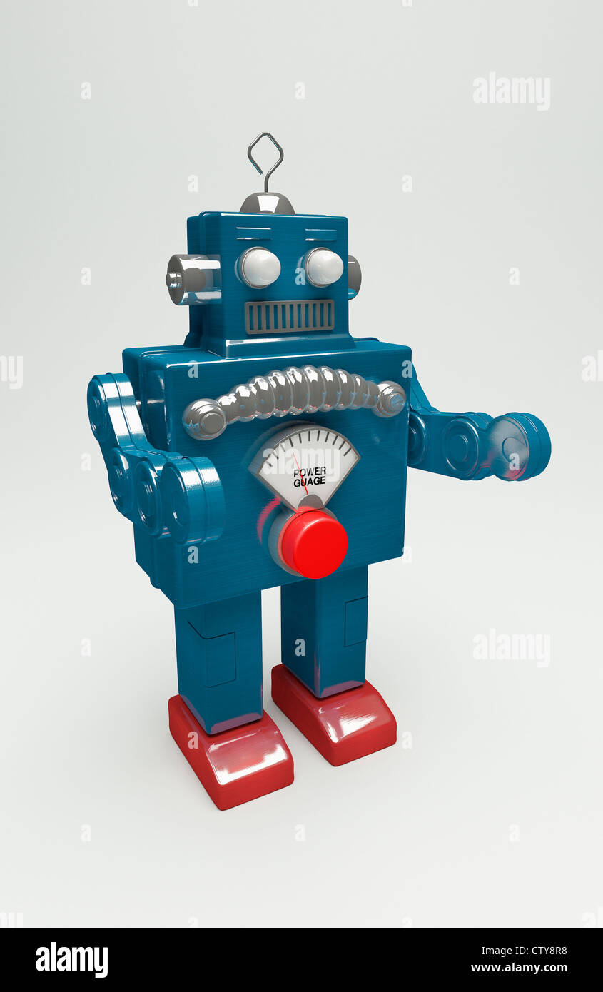 Robot blu immagini e fotografie stock ad alta risoluzione - Alamy
