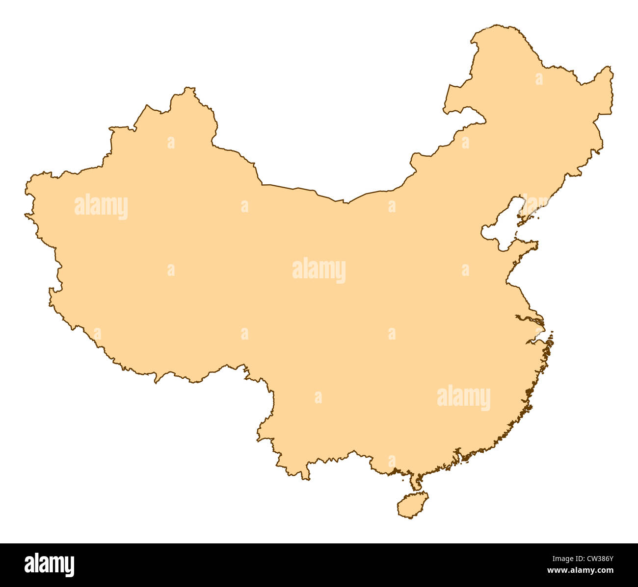 Regioni mappa della cina Immagini senza sfondo e Foto Stock ritagliate ...